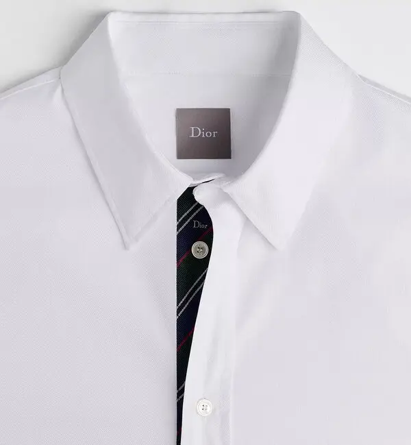 Dior Oxford Regimental Shirt - White