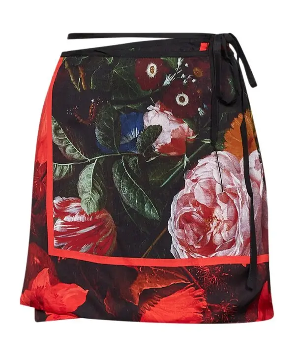 Dries Van Noten Printed Skirt - Black