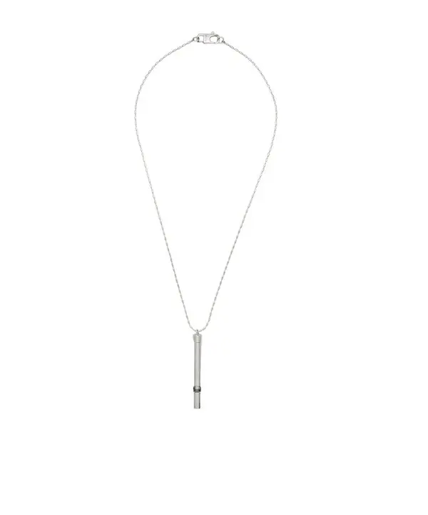MAISON MARGIELA Metal Pendant Necklace - Silver