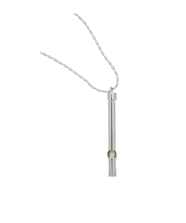 MAISON MARGIELA Metal Pendant Necklace - Silver