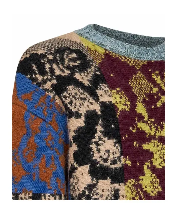 Dries Van Noten Patterned Long-sleeved Sweater - No