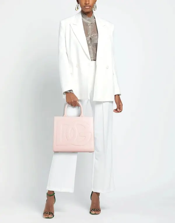 Dolce & Gabbana Leather Tote Bag - Pink