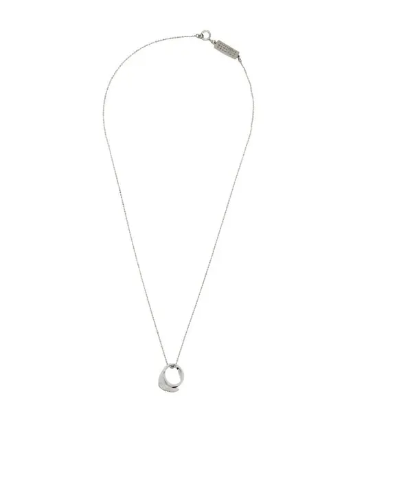 MAISON MARGIELA Metal Pendant Necklace - Silver