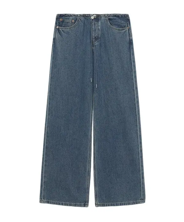 Still Here Button-fly Jeans - Blue
