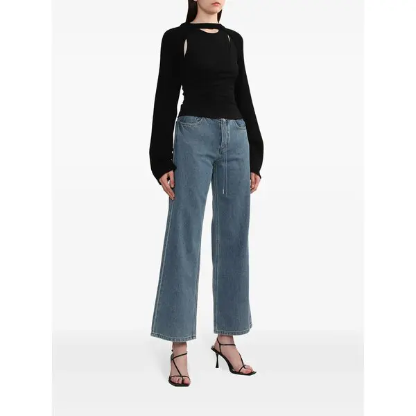 Still Here Button-fly Jeans