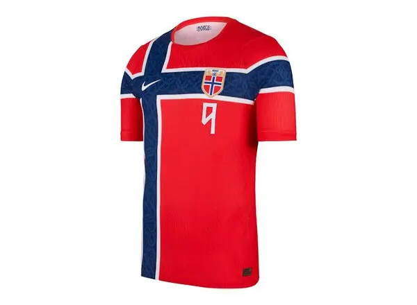 Nike Erling Haaland Norway 2026 Home Match Authentic Jersey - Red