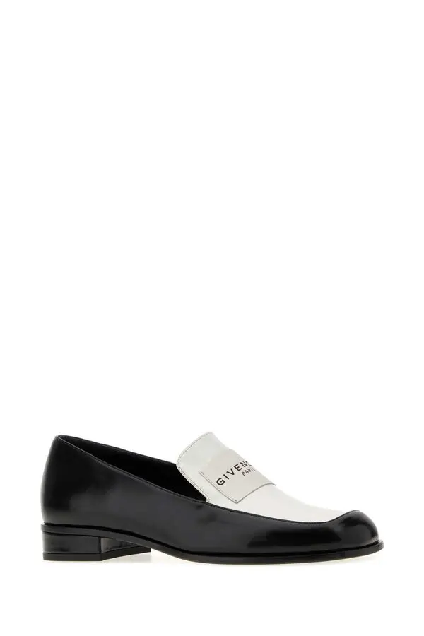 Givenchy Two-tone Leather Tux Loafers