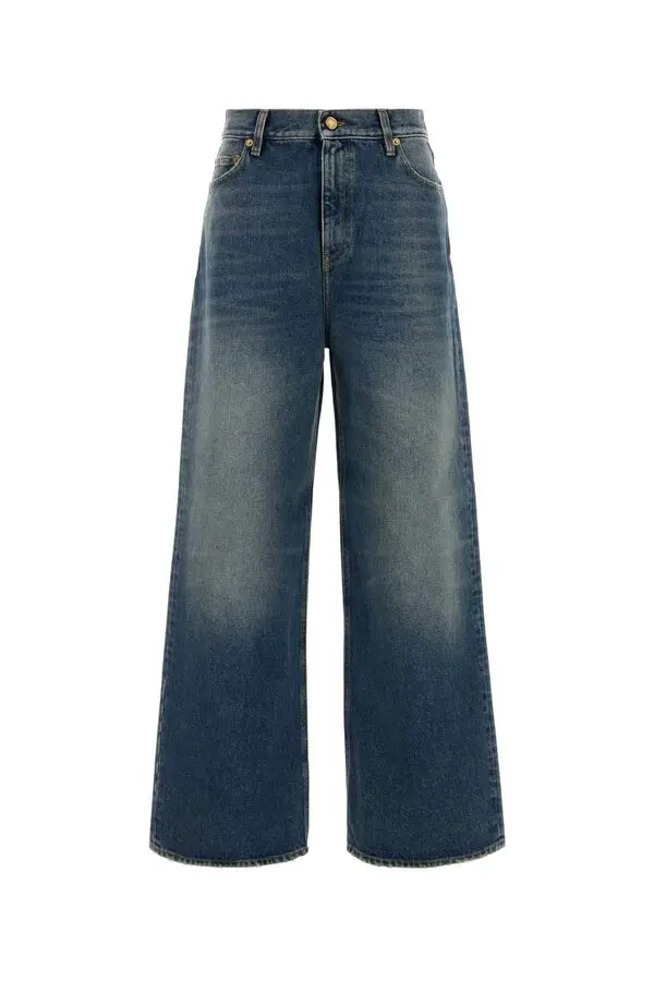 GOLDEN GOOSE Melody Wide-leg Jeans - Blue