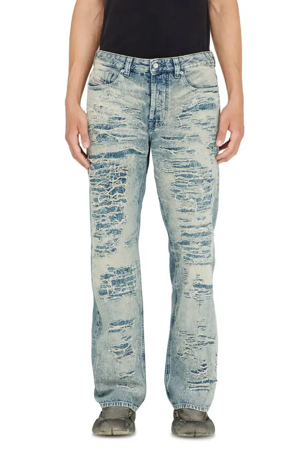 DIESEL® Relaxed Jeans Regular Waist 1980 D-eeper, Medium Button Fly
