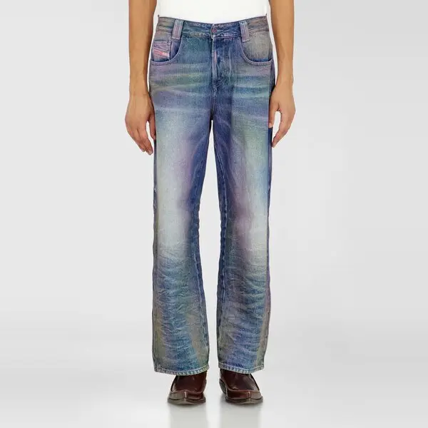DIESEL® 1982 D-hakou High-waist Relaxed Jeans - Blue