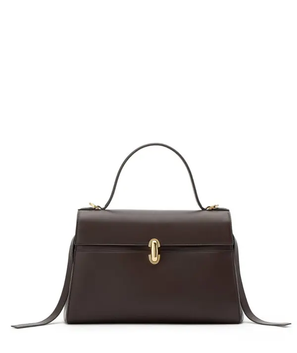 Savette Soft Symmetry Leather Bag - Brown