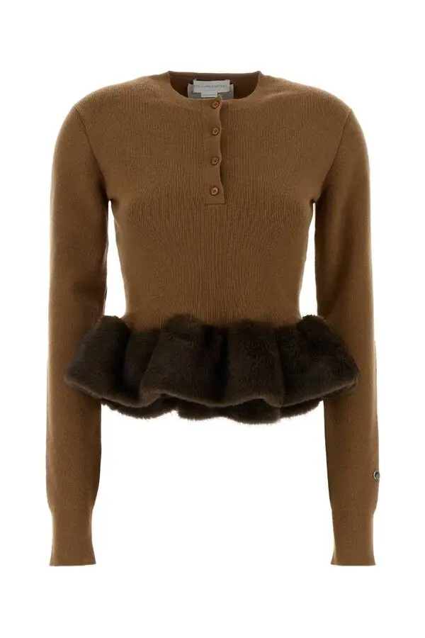 Stella McCartney Wool Blend Sweater - Brown