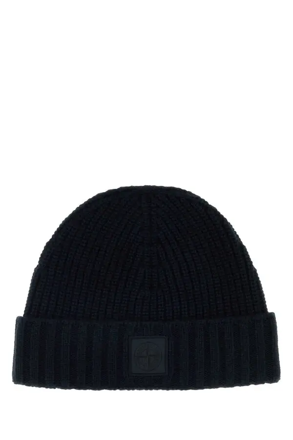 Stone Island Midnight Cashmere Beanie Hat