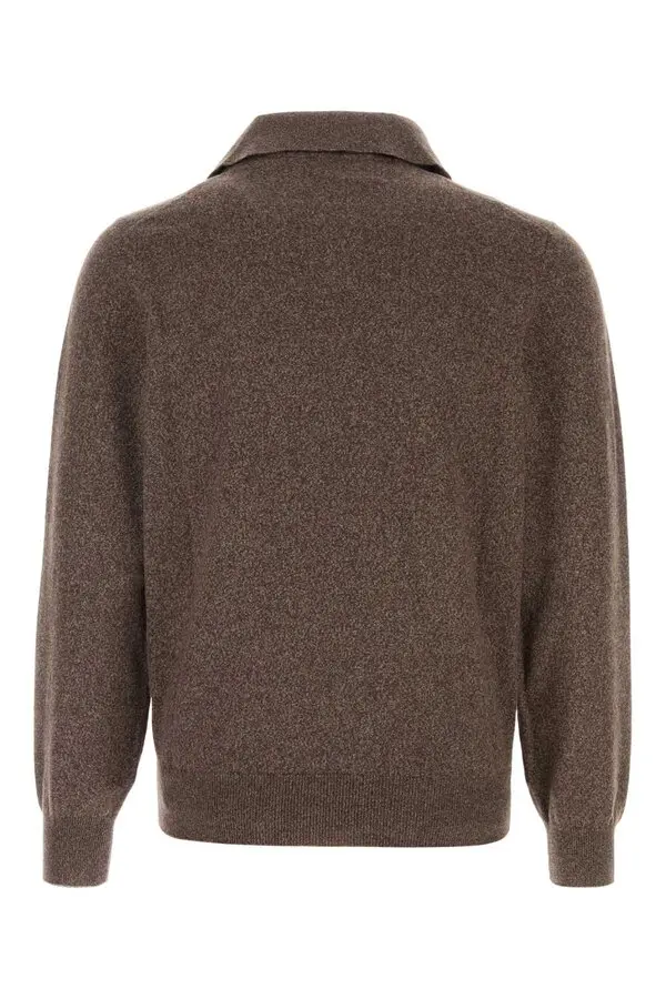 Brunello Cucinelli Melange Cashmere Sweater - Brown