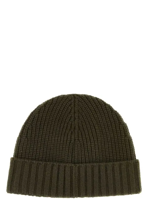 Stone Island Army Cashmere Beanie Hat
