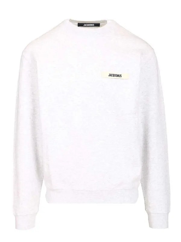 Jacquemus Cotton Sweatshirt - Gray