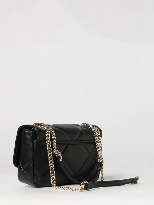 TWINSET Quilted Synthetic Leather Crossbody Bag With Flap Closure