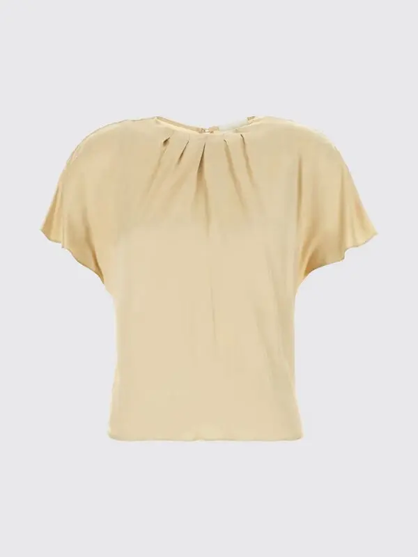 Isabel Marant Étoile Sakine Short-sleeved Viscose Blouse - Beige