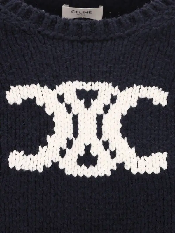 Celine Triomphe Jacquard Knit
