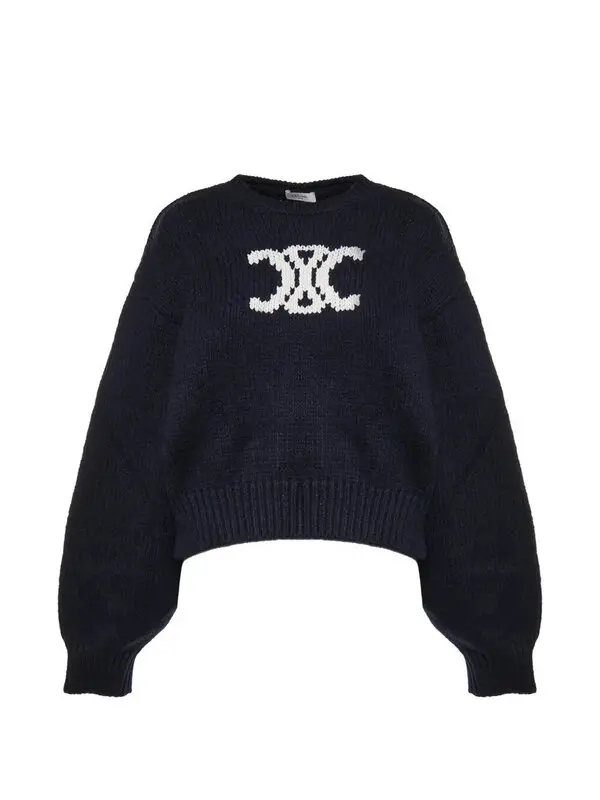 Celine Triomphe Jacquard Knit