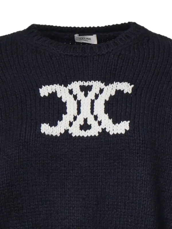 Celine Triomphe Jacquard Knit