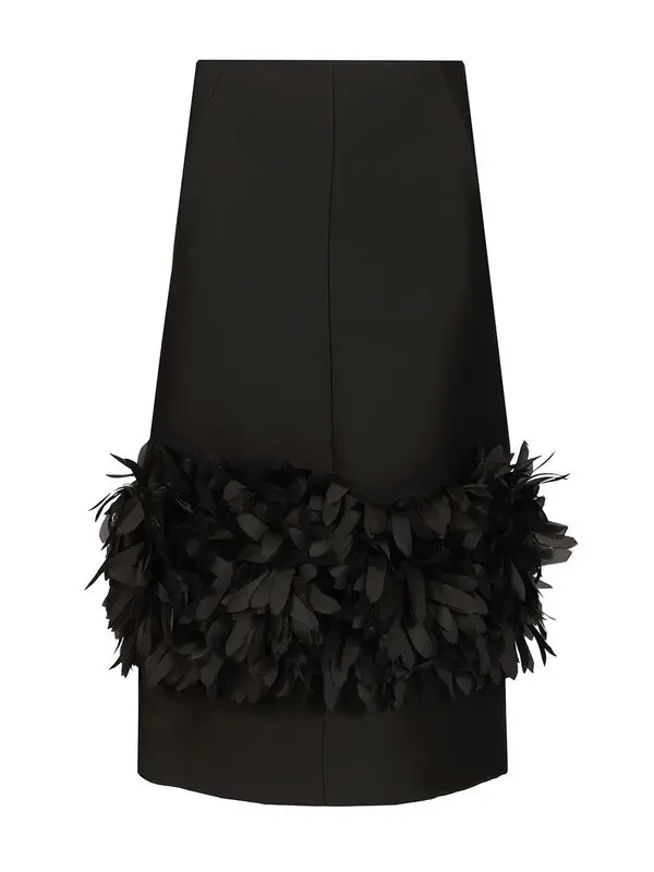 TOTEME Petal Skirt - Black