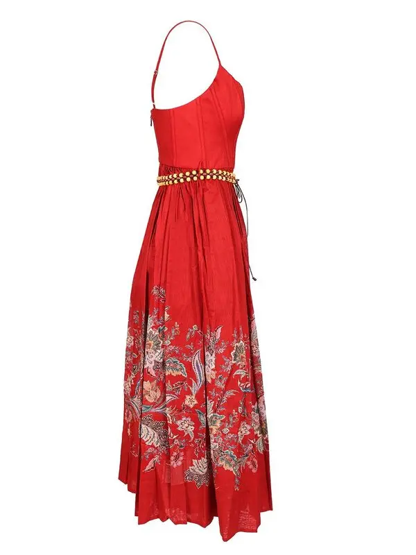 Zimmermann Rhiannon Corset Midi Dress