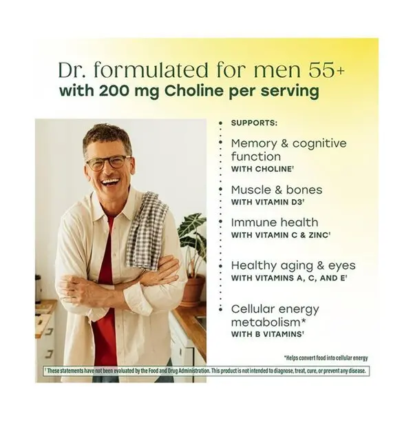 MEGAFOOD Advanced Multivitamin For 55+ With Choline