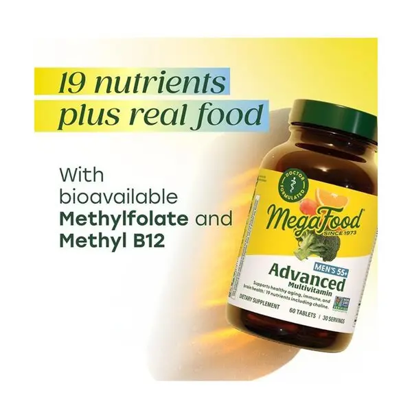 MEGAFOOD Advanced Multivitamin For 55+ With Choline