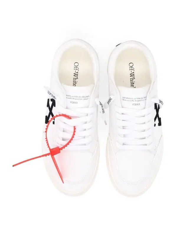 Off-White Vulcanized Low Sneakers - White