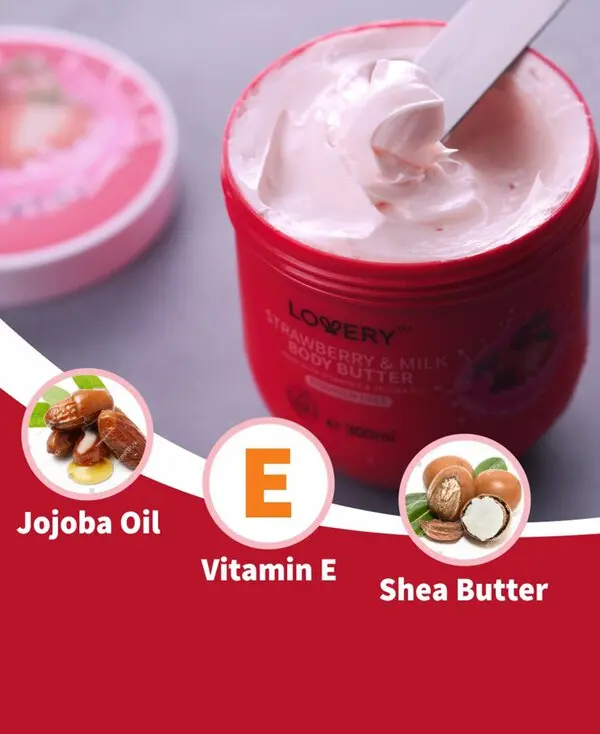LOVERY Strawberry Milk Whipped Body Butter
