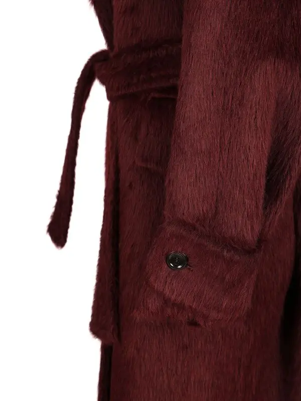 Max Mara Long Alpaca And Wool Coat