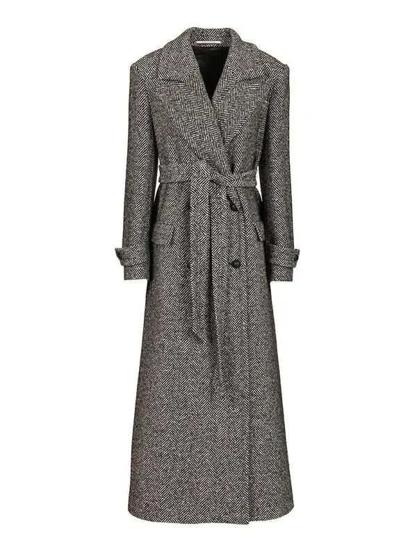 Tagliatore Julia Double-breasted Coat - Gray