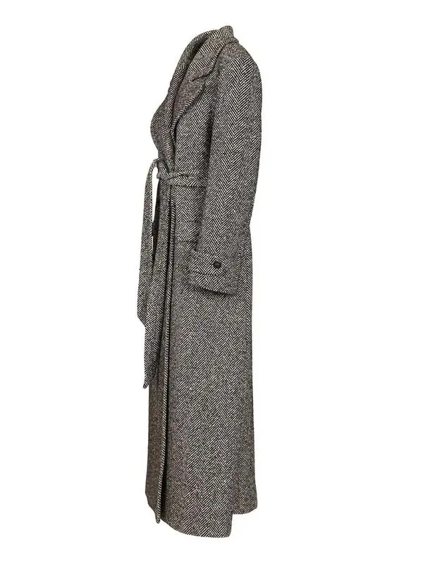 Tagliatore Julia Double-breasted Coat - Gray