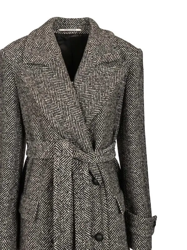 Tagliatore Julia Double-breasted Coat - Gray