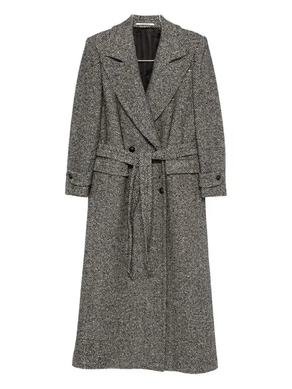 Tagliatore Julia Double-breasted Coat - Gray