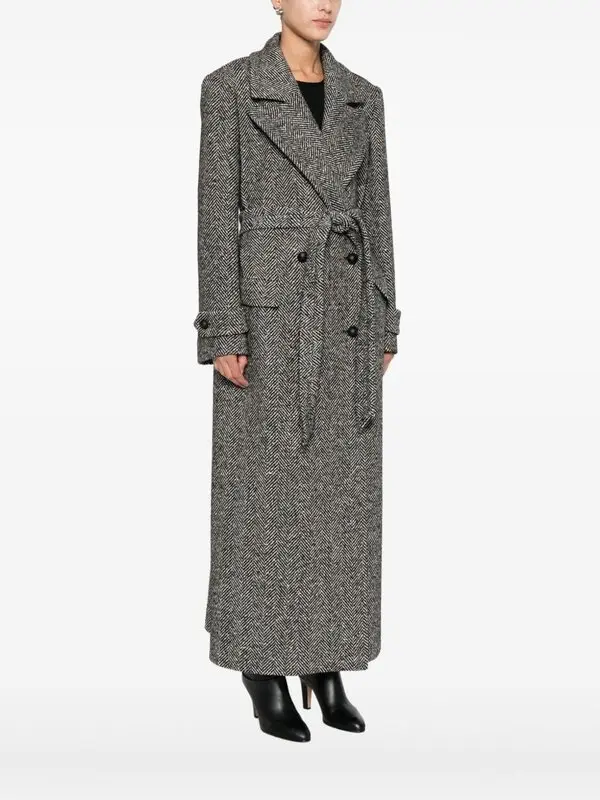 Tagliatore Julia Double-breasted Coat - Gray