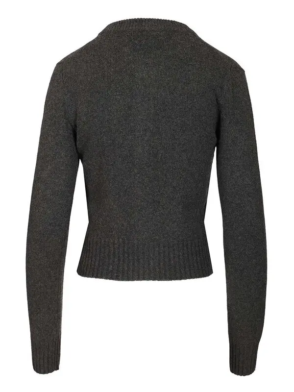 AMI Paris Wool And Cashmere Cardigan