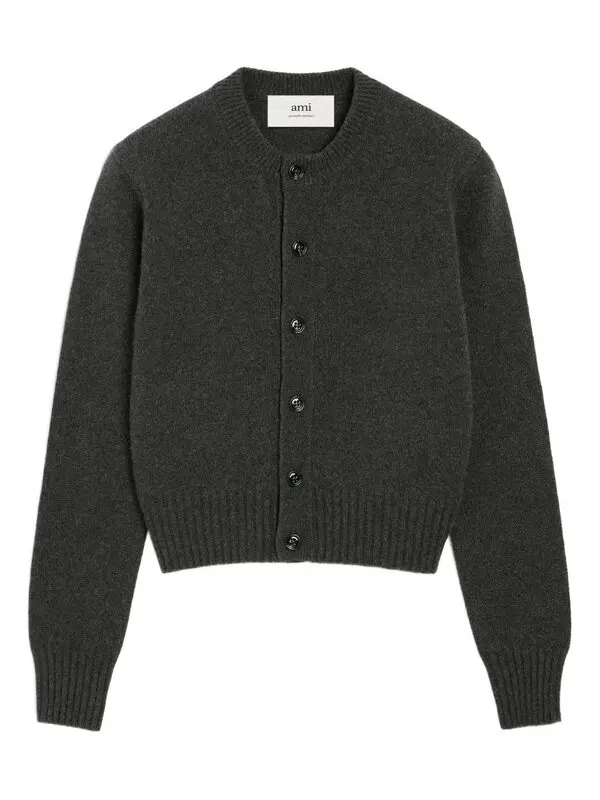 AMI Paris Wool And Cashmere Cardigan