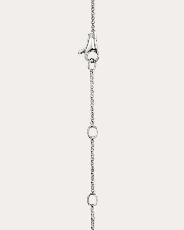 John Hardy Topaz & Diamond Heishi Gem Pendant Necklace