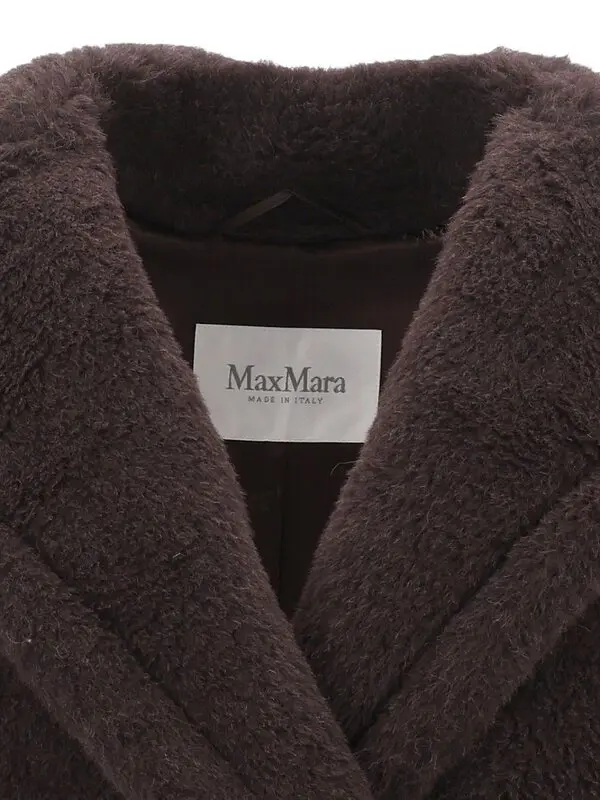Max Mara Teddy Bear Icon Coat - Black