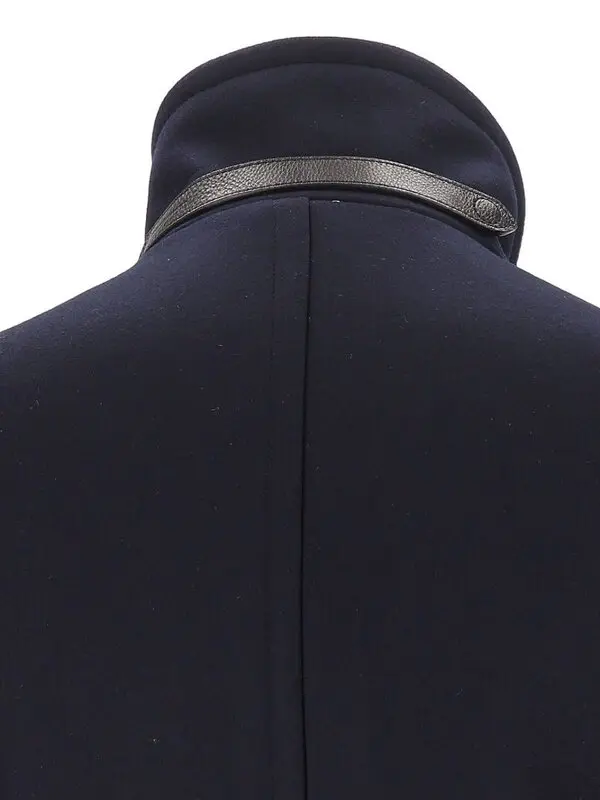 TOM FORD Double-breasted Wool Coat - Blue