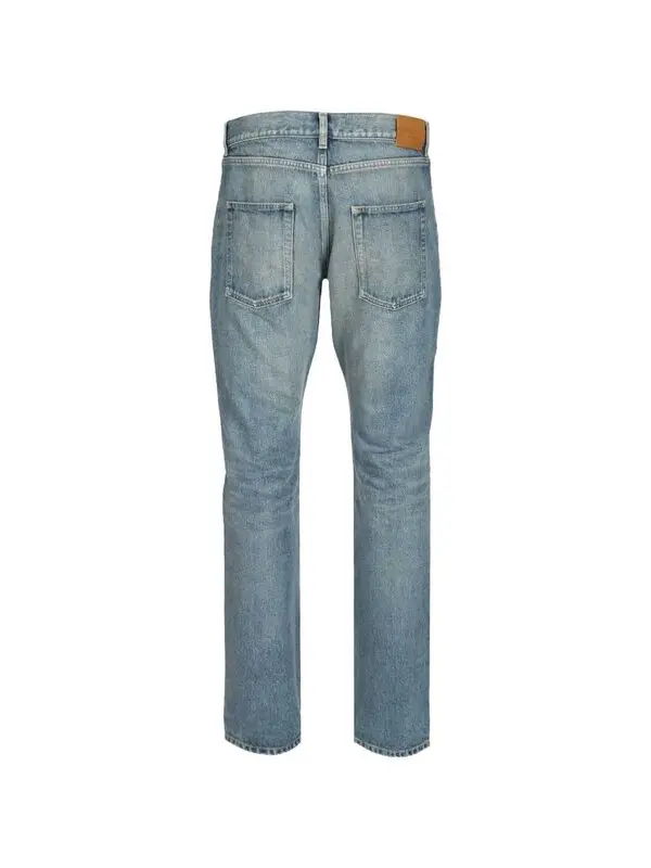 Saint Laurent Denim Slim Relaxed Low Rise Jeans
