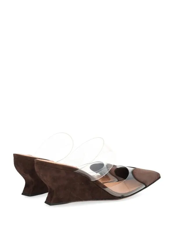 Alaïa Le Cœur” Suede Mules