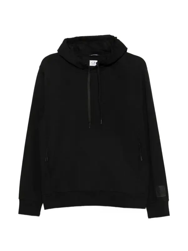 C.P. COMPANY Drawstring Hoodie - Black