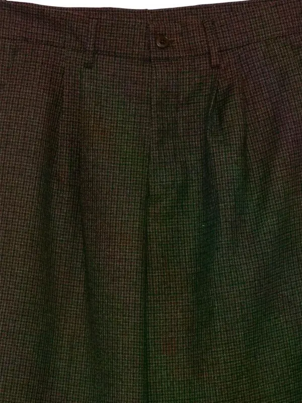 COSTUMEIN Checked Button-tab Trousers