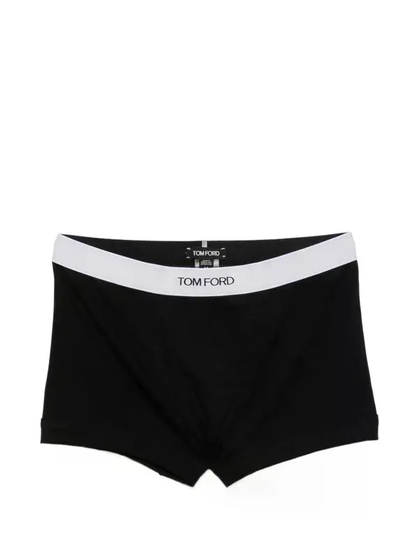 TOM FORD Logo-waistband Boxers Set Of Two - Black