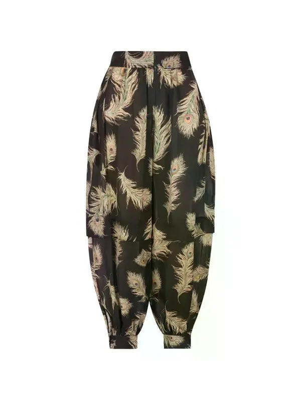 Zimmermann Cuffed Trousers - Black