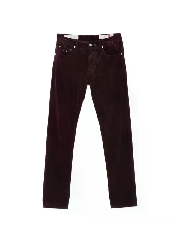 TRAMAROSSA Corduroy Straight-leg Trousers - Purple