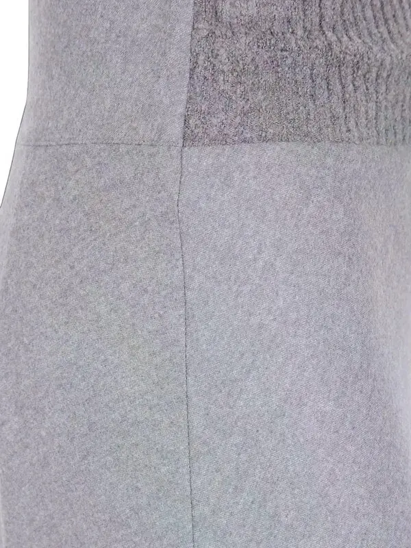 D.exterior Drawstring-waistband Wool Skirt